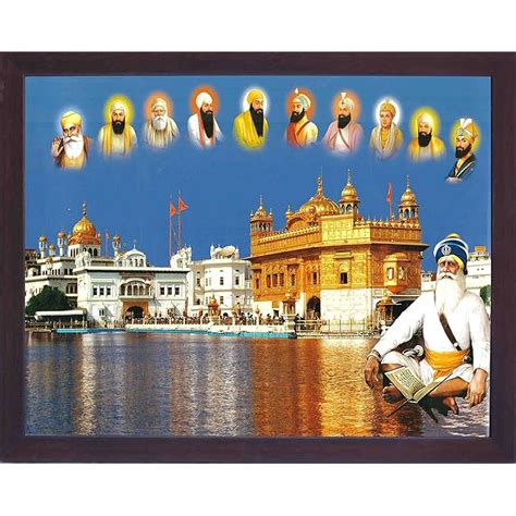 Buy Baba Deep Singh Ji Warrior With Other Ten Sikh Gurus Outside