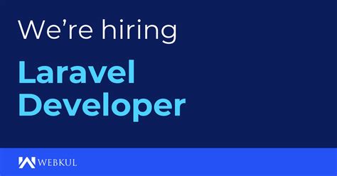 Laravel Developer Webkul Software