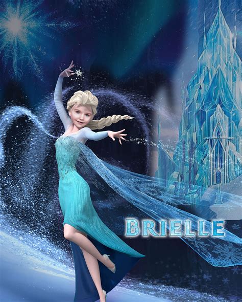 Custom Personalised Elsa Poster Custom Portrait From Your Photo