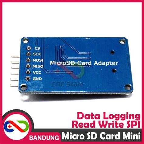 Jual Micro Sd Card Mini Tf Reader Slot Read Write Spi Module Shopee