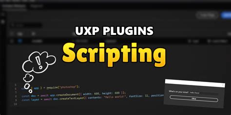 photoshop plugins with uxp scripting francesco s gamedev corner