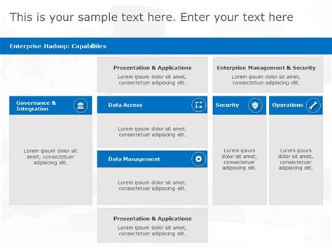 Hadoop Enterprise Technology Architecture Powerpoint Template