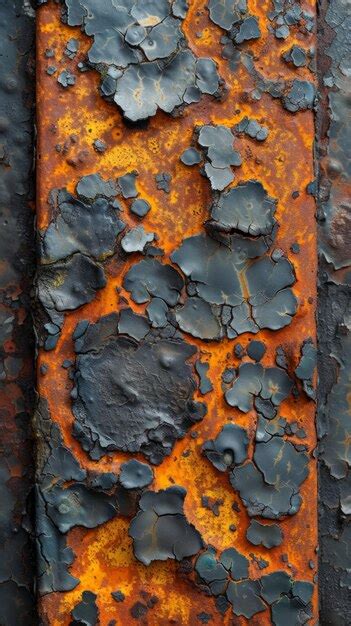 Premium Photo Rust And Decay An Abstract View Generative Ai