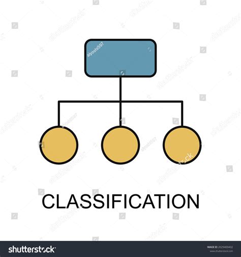 Vector Illustration Classification Symbol Stock Vector Royalty Free