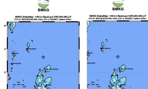 Gempa Bumi Tektonik M68 Di Barat Laut Pulau Morowali Maluku Utara