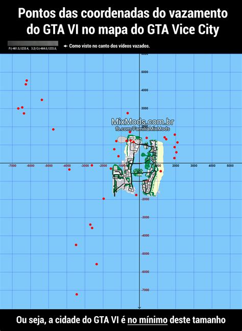 Qual O Tamanho Do Mapa Vazado Do Gta Vi Mixmods Mods Para Gta Sa E