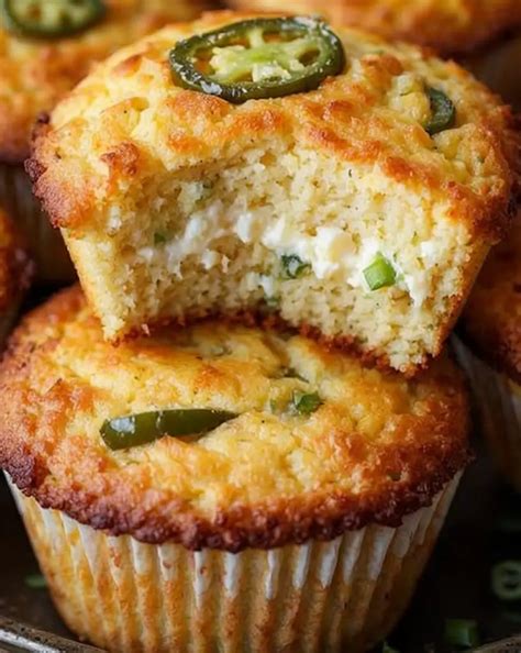 Irresistible Jalapeño Cornbread Muffins Recipe With Cream Cheese