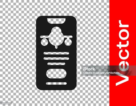 투명 한 배경에 고립 된 전자 탑승권 항공권 아이콘블랙 스마트폰 웹 및 앱용 여객기 모바일 티켓 벡터 개념에 대한 스톡 벡터