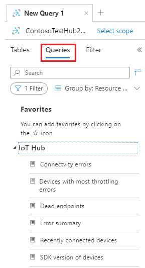 자습서 azure iot 허브를 사용하여 메트릭 및 로그 설정 및 사용 microsoft learn