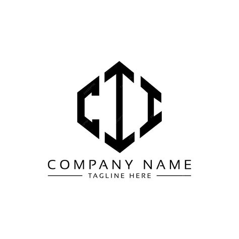 Premium Vector Cii Letter Logo Design With Polygon Shape Cii Polygon And Cube Shape Logo