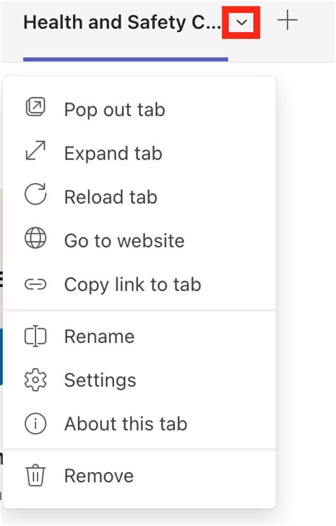 creating custom content tabs in microsoft teams