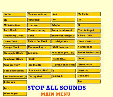 Extreme Clock Soundboard Play Online On Flash Museum 🕹️