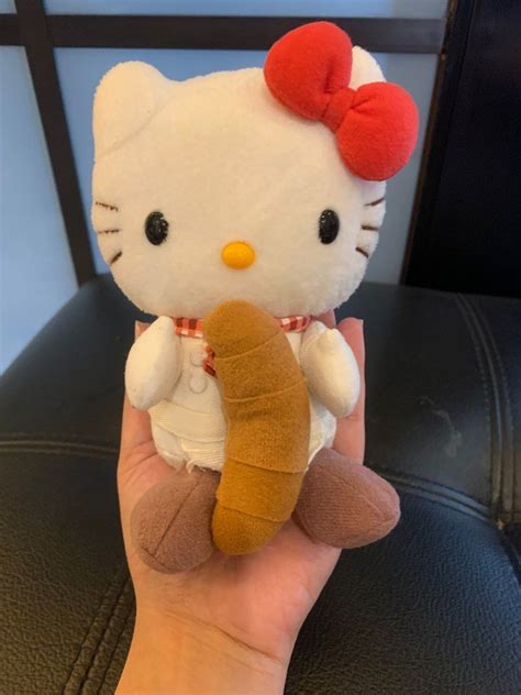 Hello Kitty Baker With Croissant Plush On Carousell