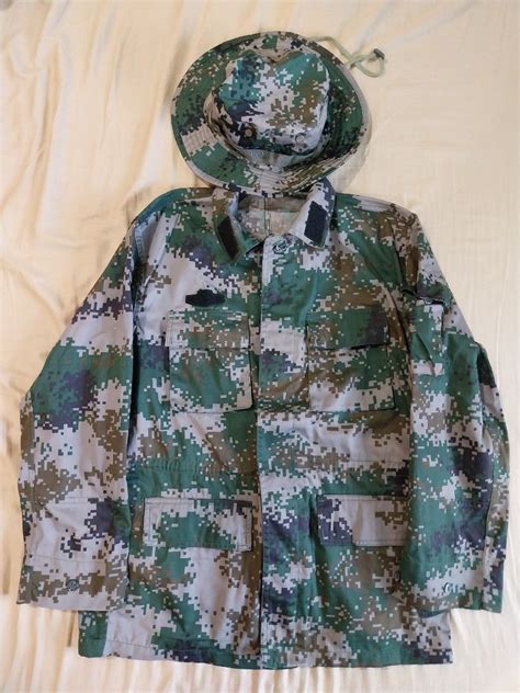 Chinese Pla Type 07 Digital Universal Pattern Military Issued Jacket Mens Fashion Coats