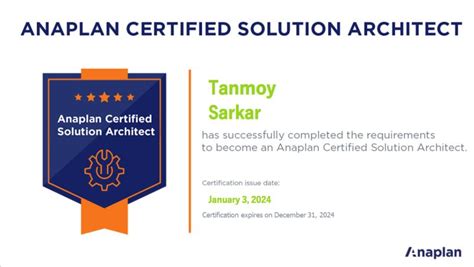 tanmoy sarkar on linkedin anaplanacademy anaplan solutionarchitect