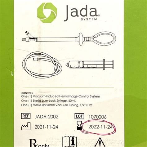 New Alydia Health Jada 2002 Jada Systems Hemorrage Control System Exp