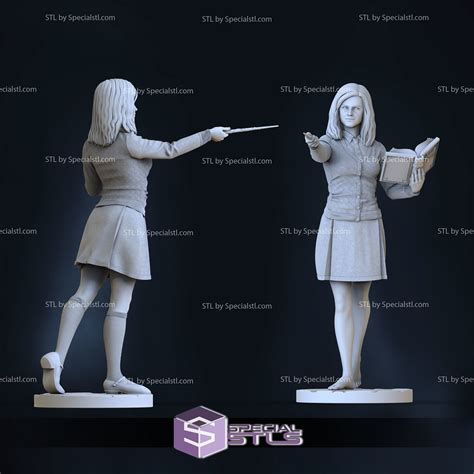 Hermione Granger 3d Model Holding Book Specialstl