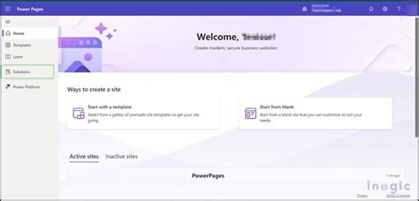 inogic on linkedin use solutions with power pages through power apps