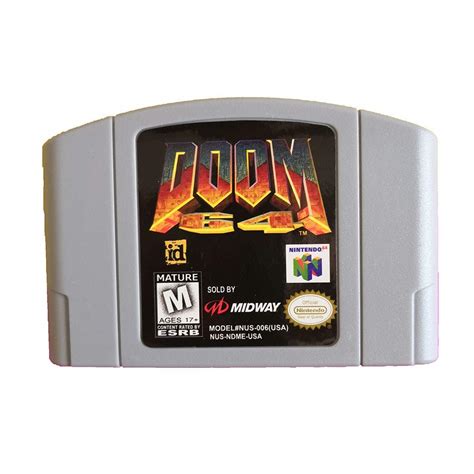Doom 64 Games Cartridge Card For N 64 Us Version Video Games