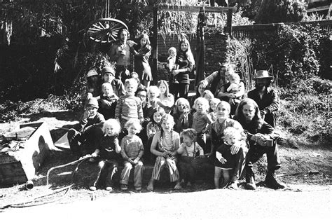 Diggers In Marin On Red House Steps C 1970