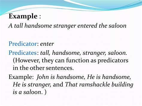 predicates in semantic pptx