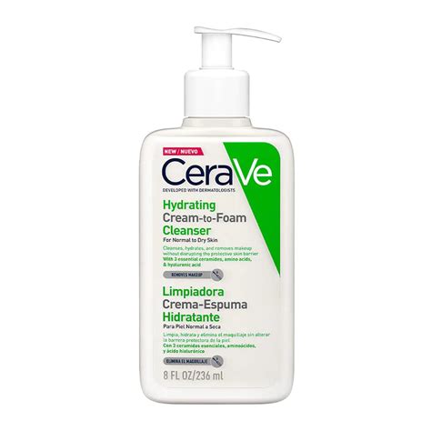 Cerave Hydrating Cream To Foam Cleanser 236 Ml Makeupstash Pakistan