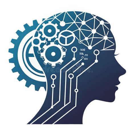 Brain Neurons And Machine Learning Technology With Digital Connections Perfect For Ai And