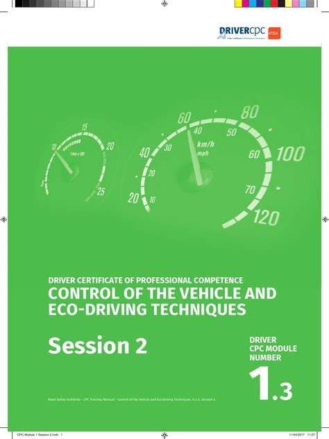 Cpc Module 1 Session 2 Pdf Anti Lock Braking System Brake