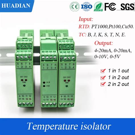 Thermocouple To 4 20ma Converter In Out Analog Temperature