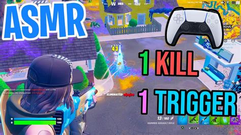 ASMR Gaming Fortnite 1 Kill 1 Trigger Relaxing Mouth Sounds