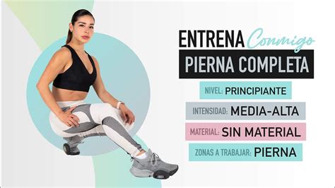 Rutina De Pierna Completa Sin Material 19 Min Brenvita Youtube