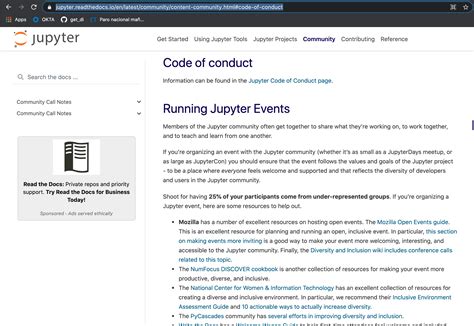Create Update Code Of Conduct · Issue 18 · Jupyterjupyter