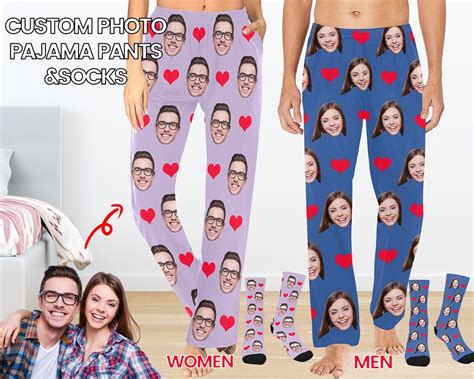 Custom Pajama Pantspersonalized Pants Pajamascustom Pj Pantsphoto