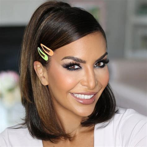 Half Ponytail With Side Swept Bangs Flawless Hair