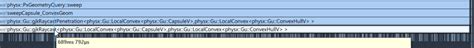 Gjkraycast Of A Capsule Against Convex Taking A Really Long Time To