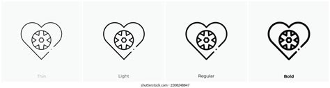 Mussel Icon Thin Light Regular Bold Stock Vector Royalty Free 2226836201 Shutterstock