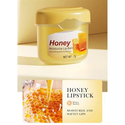 Color Lipstick Blekii Lip Balm Honey Lip Balm Hydrates Moisturizes And