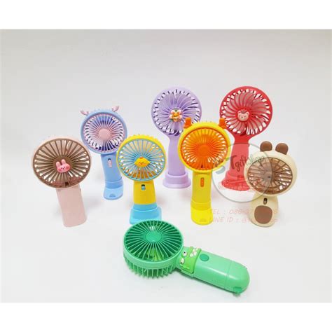 พัดลมแบบพกพา ตั้งโต๊ะชาร์ตusb Shopee Thailand