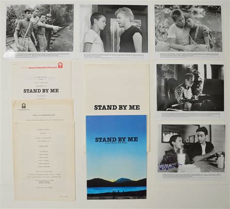 “stand By Me” Original Cinema Exhibitors Press Kit Pastposters