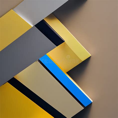 A Minimalist Composition Of Overlapping Diamond Shapes In Vibrant Contrasting Colors Creating