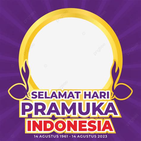 트위본 62세 인도네시아 스카우트 벡터 정찰의 날 인도네시아 스카우트 Twibbon 해피 스카우트 데이 Png 일러스트 및 벡터 에 대한 무료 다운로드 Pngtree