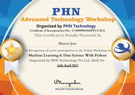 Mayuri Jore On Linkedin Phntechnology Machinelearning Datascience