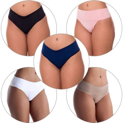 KIT 5 Calcinhas Gestante Confortável Pós Parto Estilo Sedutor ES223