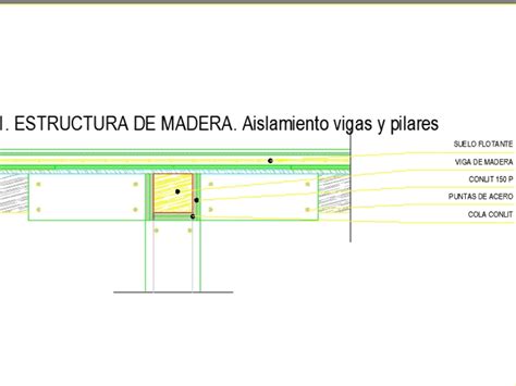 Structure En Bois Dans Autocad Téléchargement Cad Gratuit 1604 Kb