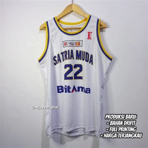 Jual Jersey Basket Ibl Repro Satria Muda Britama 22 Denny Sumargo
