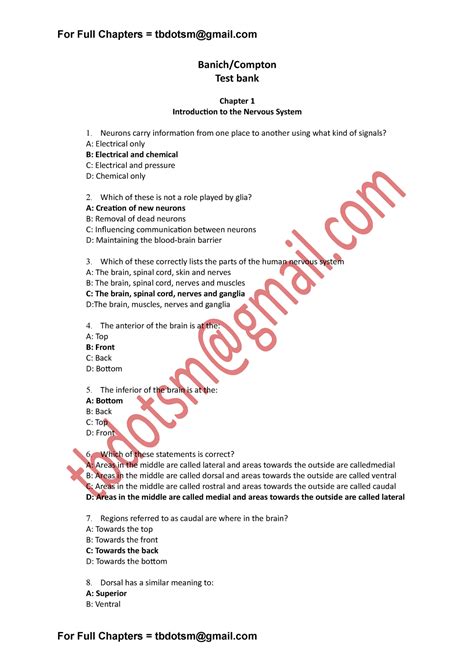 Solutions Test Bank And Ebook For Cognitive Neuroscience 4th Edition 4e By Marie T Banich