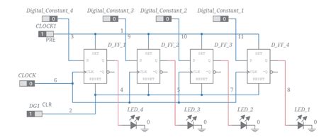 Parallel In Parallel Out Pipo Shift Register Multisim Live