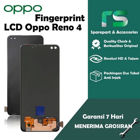 Jual Lcd Fingerprint Reno Reno F Lite Original Fullset Touchscreen Ts Shopee Indonesia