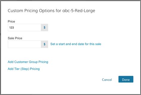 Configurable Product Advanced Pricing