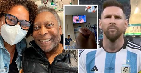 Qué Cosa Tan Hermosa Pelé Reacciona A La Actuación Mágica De Messi Contra Croacia Mientras